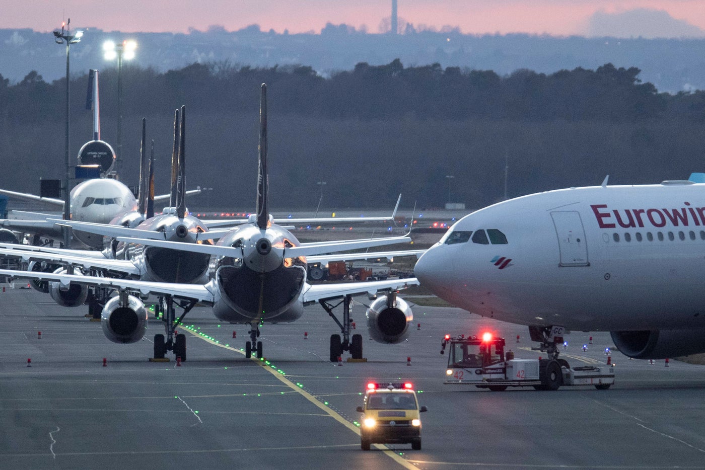 In pictures: Grounded aircraft around the world