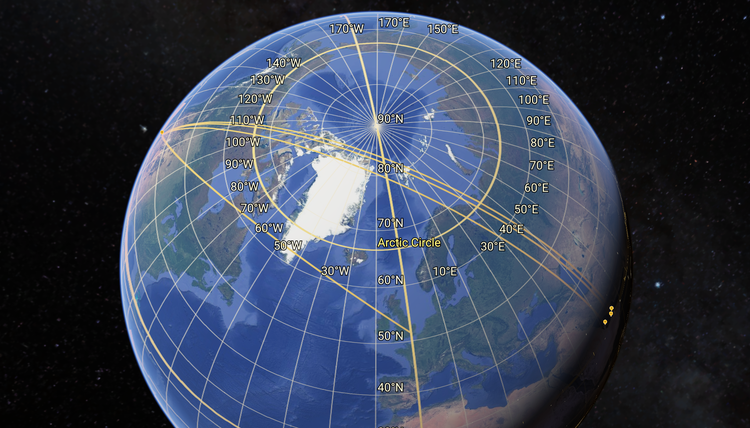 How pilots deal with radiation and flights over the North Pole - The ...