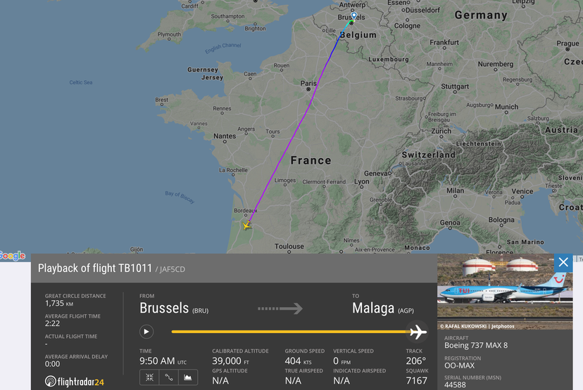 TUI operates first commercial 737 MAX flight in Europe since 2019 ...