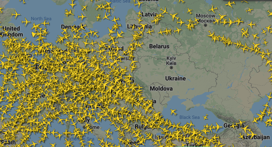 Ukraine airspace closed to civilian flights after Russia attacks - The ...