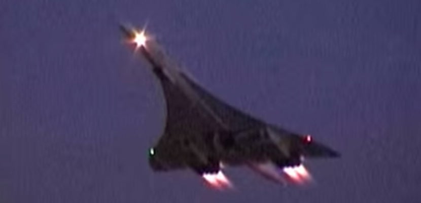Blast from the Past: Concorde Jet Soars into the Night Sky - The Points Guy