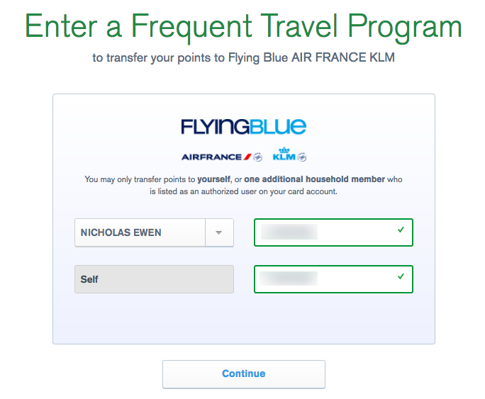 Transferring Ultimate Rewards Points to Flying Blue - The Points Guy