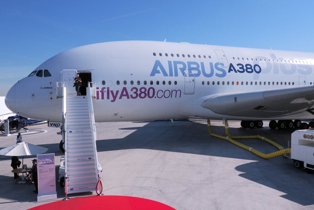 Inside Airbus' (Empty) A380plus Double-Decker Airliner - The Points Guy