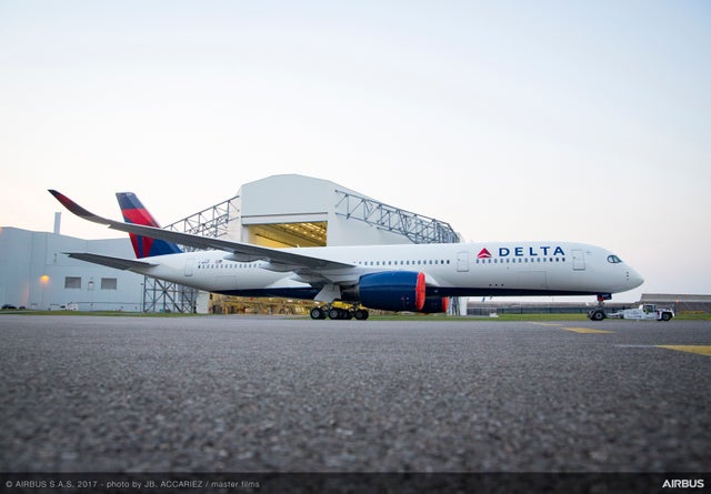 Delta's Airbus A350 Makes Its First Appearance - The Points Guy