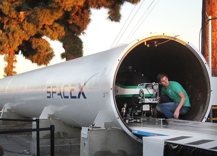 Elon Musk Shares Video Of Hyperloop Speeding Through Tunnels - The ...