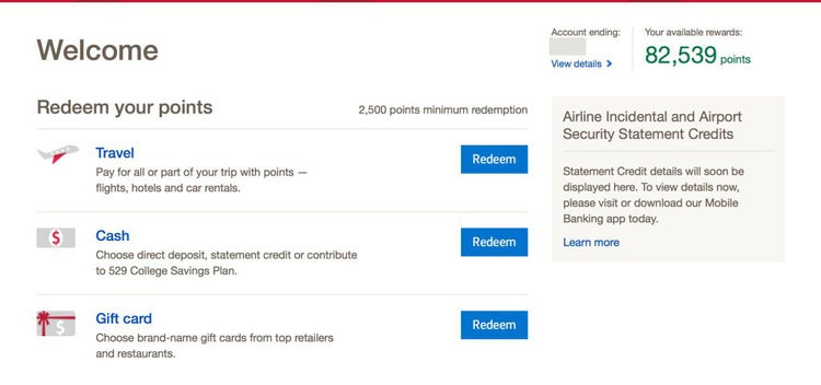 How to redeem points using the Bank of America Premium Rewards credit ...