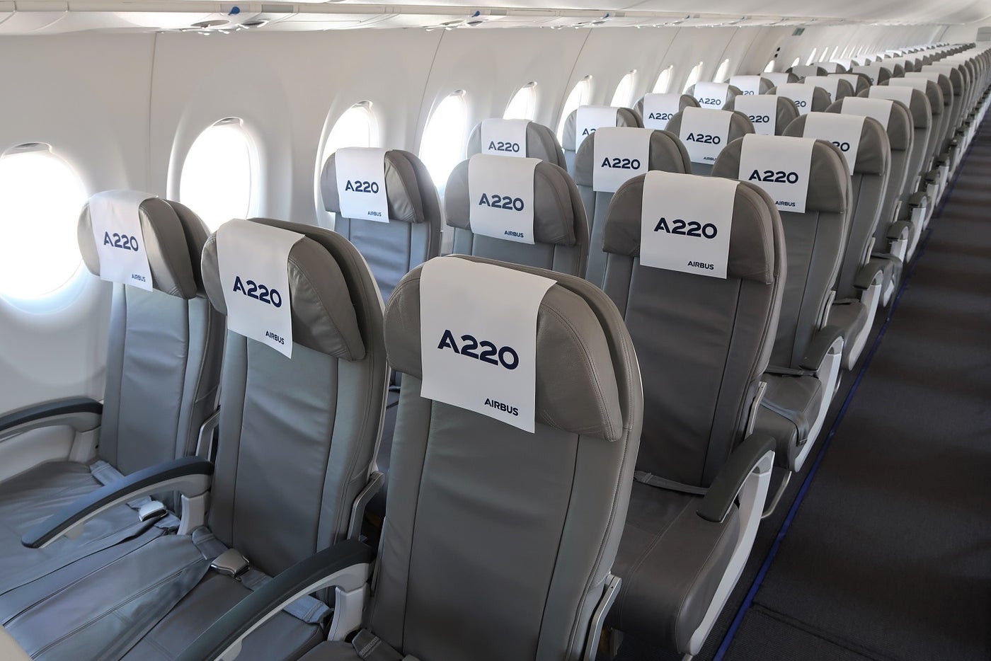 A Look Inside the First Airbus A220-300