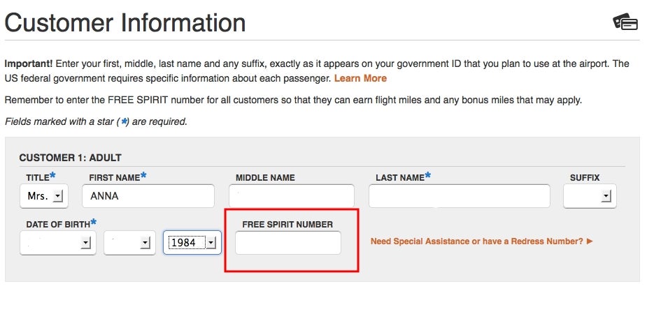 Using My Spirit Miles...For Someone Else - The Points Guy