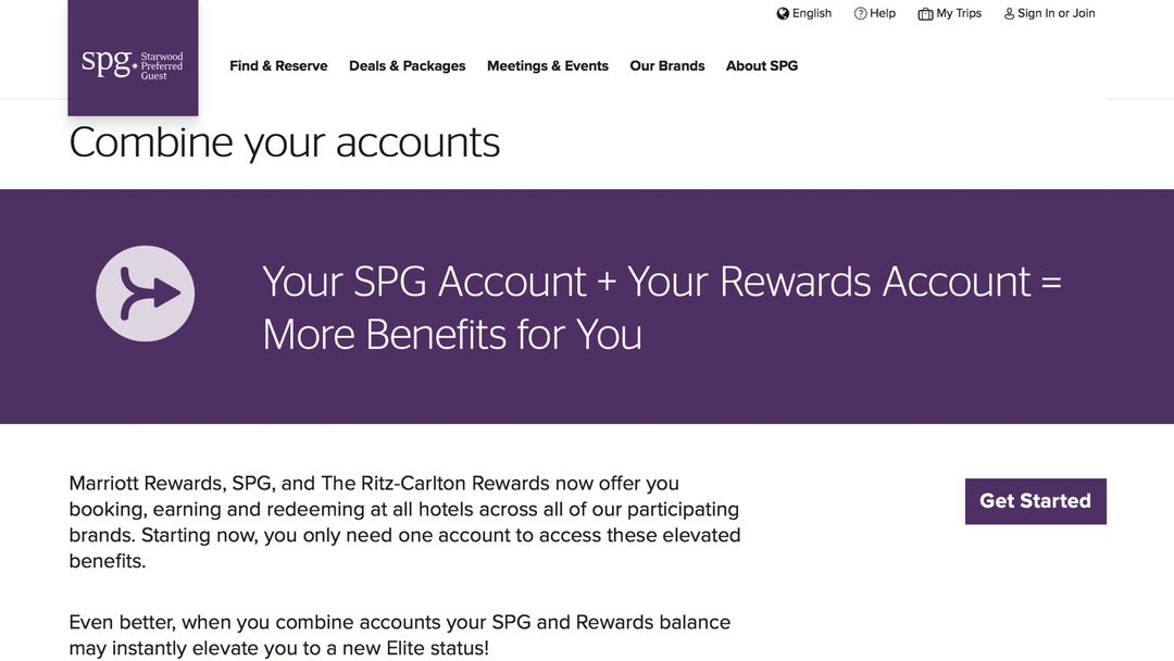 How to Combine Your Marriott and SPG Accounts - The Points Guy