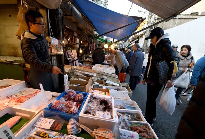 Tokyo's Famous Fish Market Reopens at New Location
