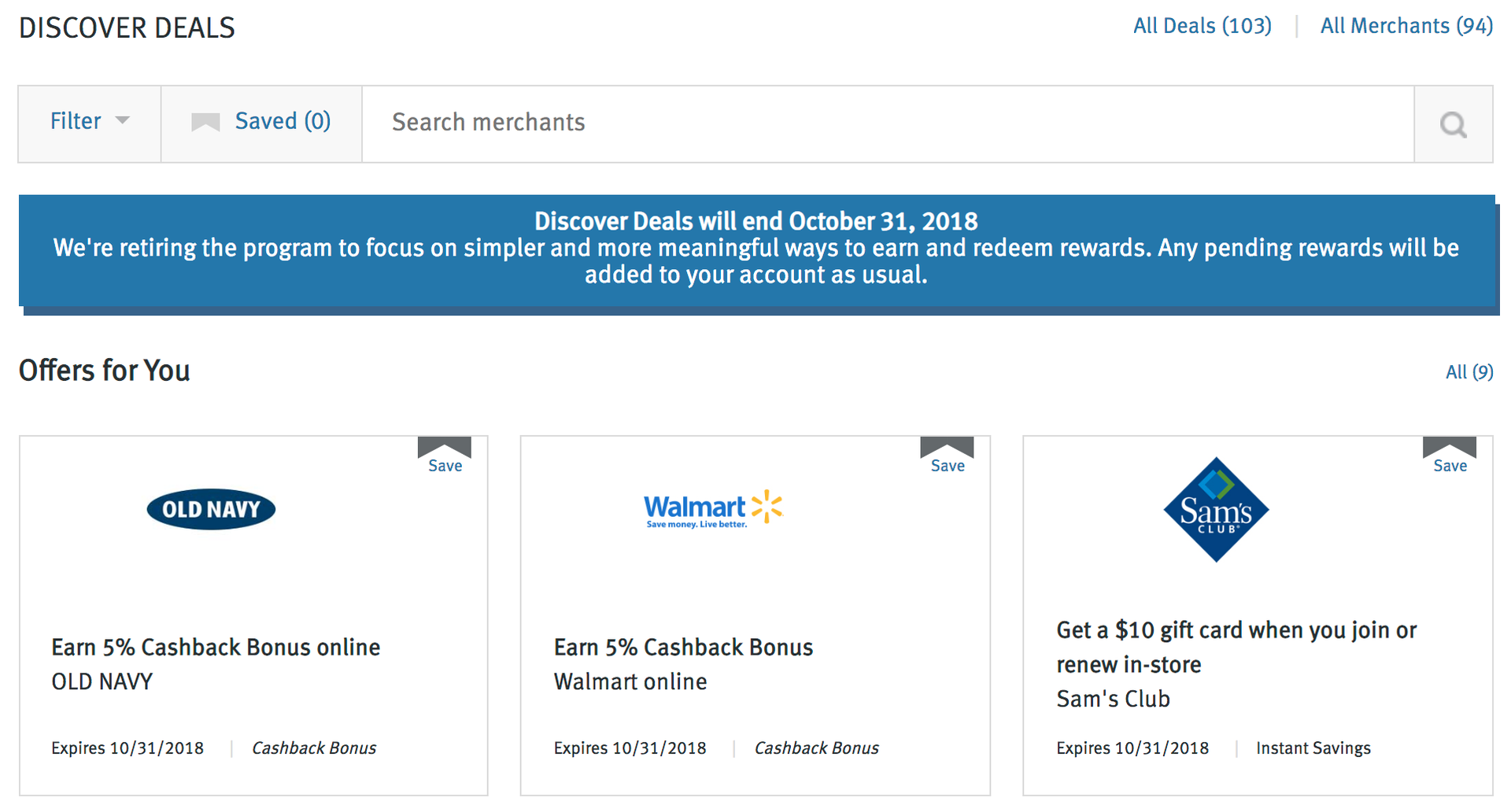 Discover Deals Shopping Portal is Closing This Month - The Points Guy
