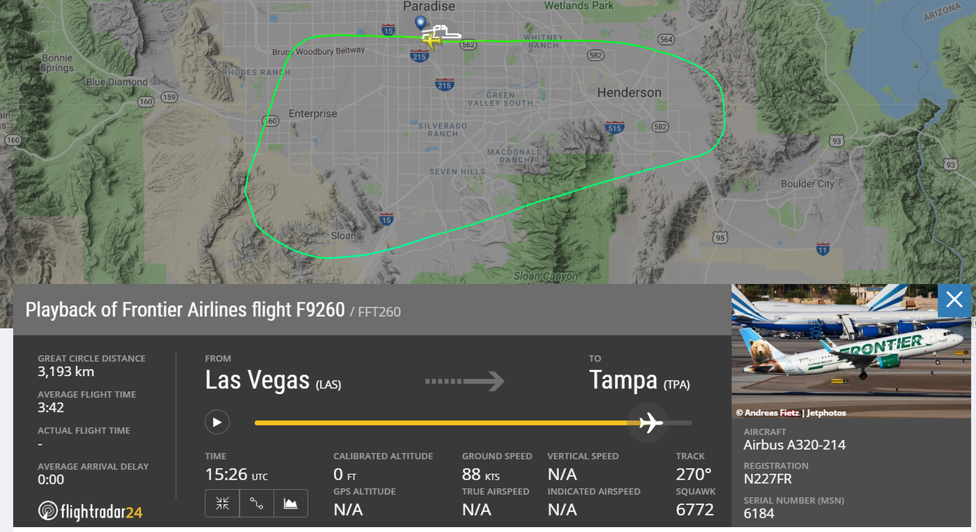 Frontier Flight Lands in Emergency With Engine Cover Open