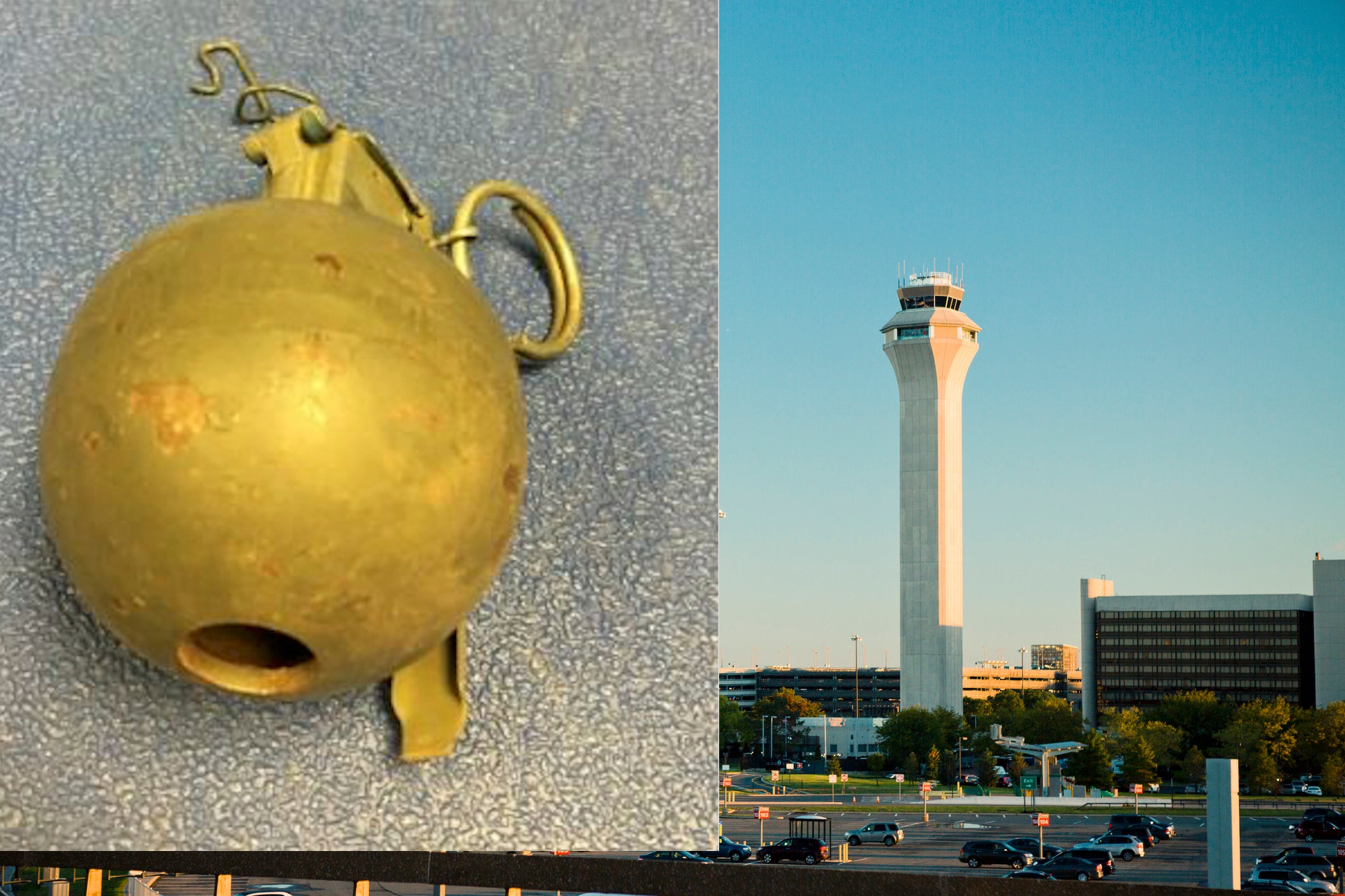 Golden Grenade Found in Passenger's Carry-On at Newark Airport - The ...