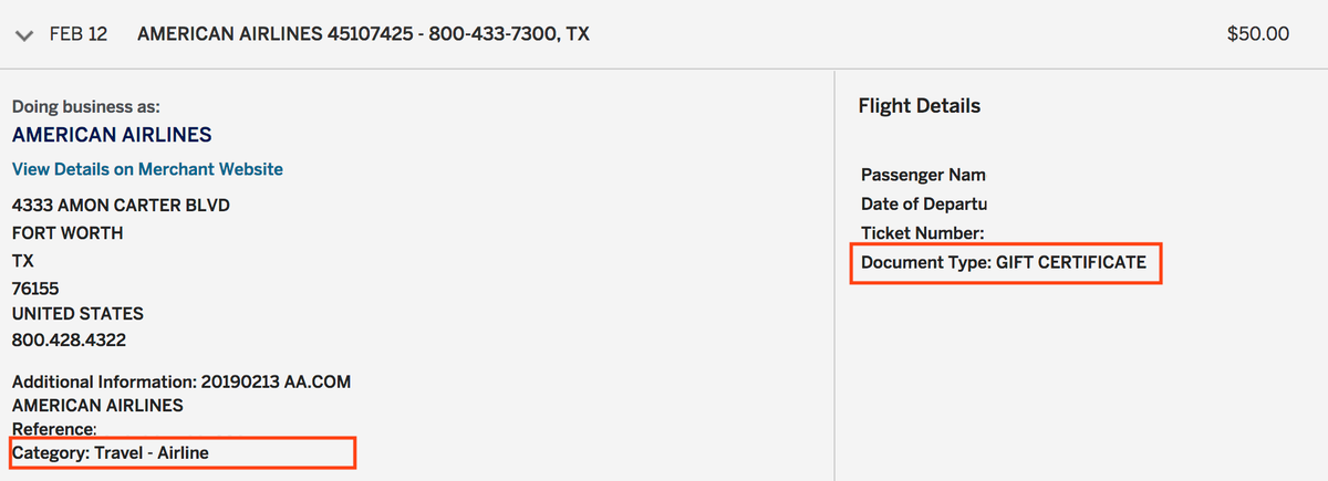 American Airlines Gift Cards No Longer Triggering Amex Airline Fee ...