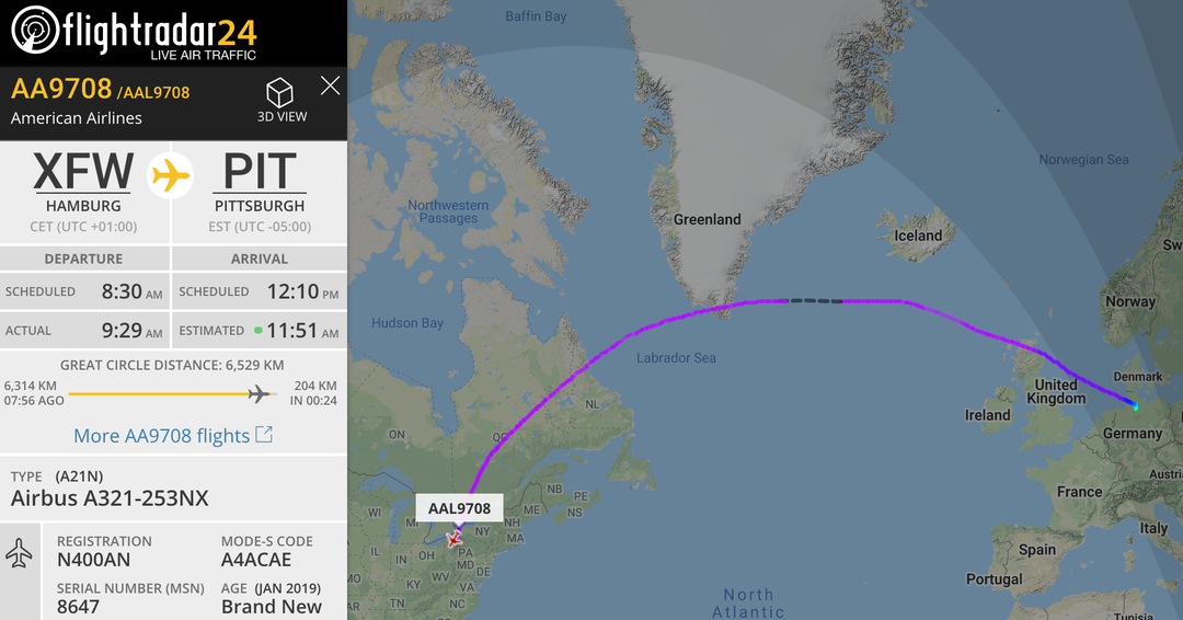 American Airlines Receives Its First Airbus A321neo Aircraft - The ...