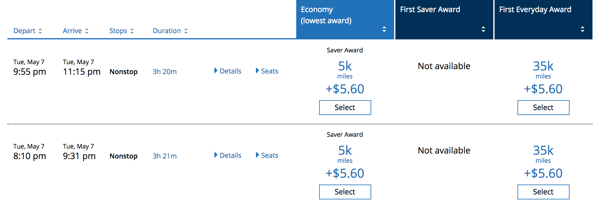 United Award Chart is Extinct -- Here's What Awards Now Cost - The ...