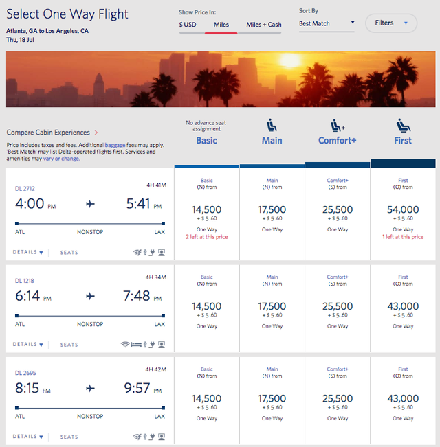 Delta Expands Basic Economy SkyMiles Award Tickets to Even More Cities ...
