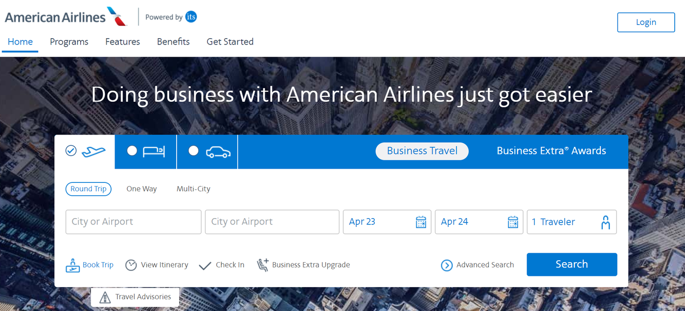 AA Business Extra Adds Online Award Booking, Upgrade Tools