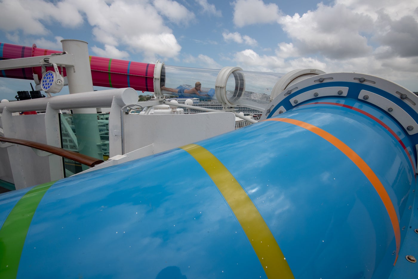 Longest Waterslide on a Cruise Ship: Royal Caribbean Navigator of the Seas