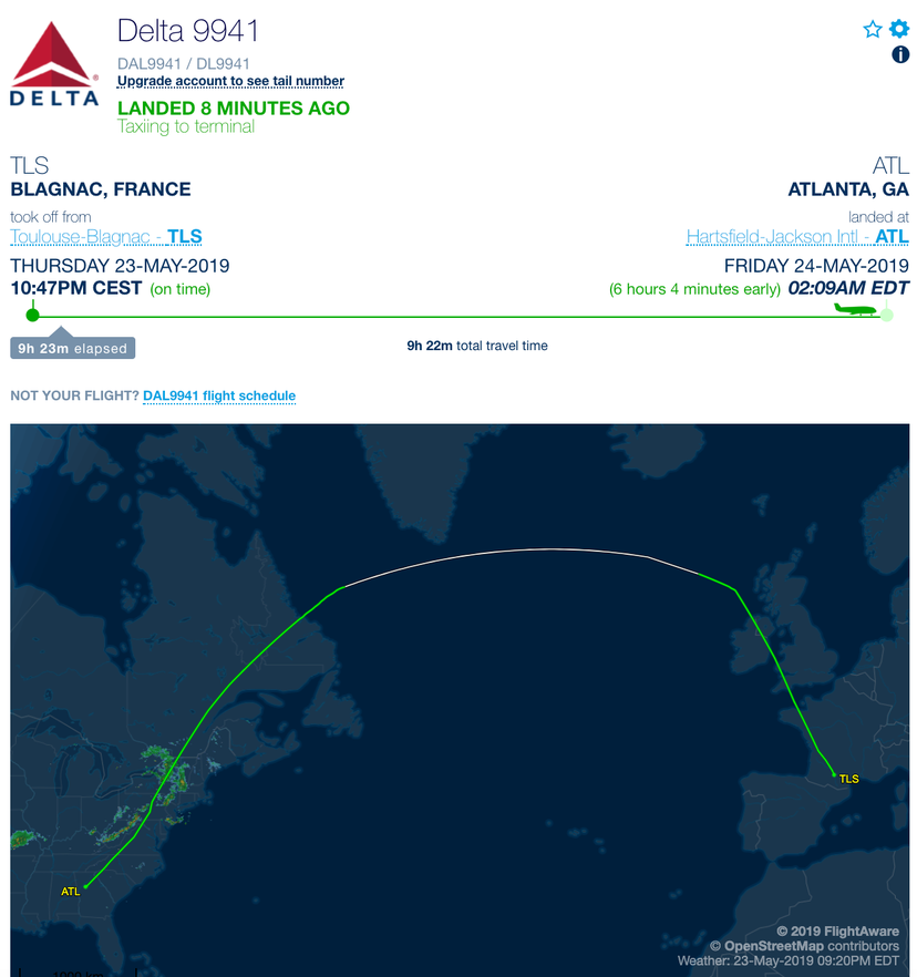 Delta's First Airbus A330-900neo Lands in Atlanta - The Points Guy