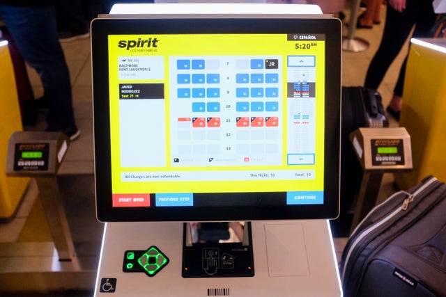 Absolutely No Frills: Flying Spirit's A321 From Baltimore to Fort ...