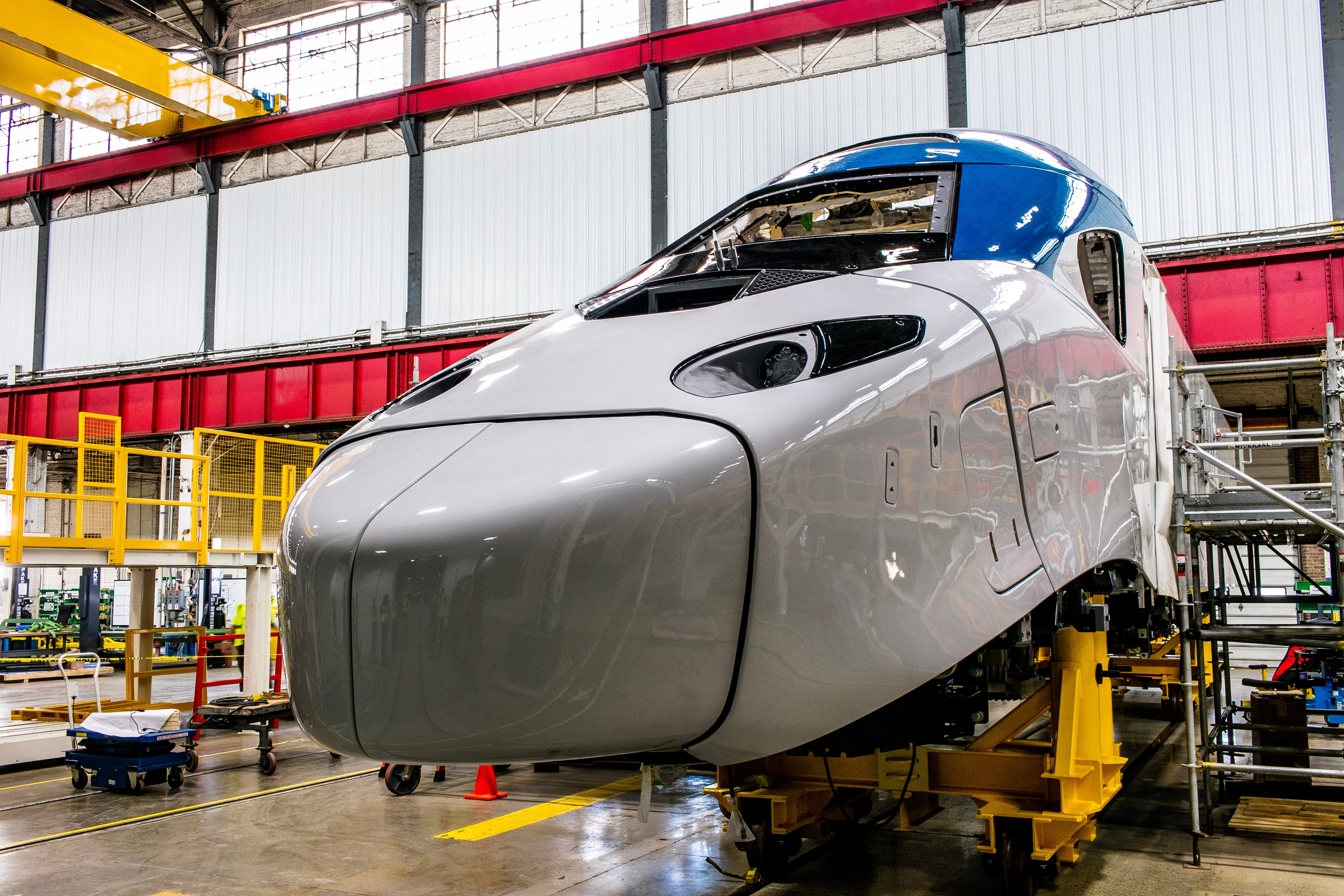 Here Are Photos of Amtrak's New Acela Trains Being Built - The Points Guy