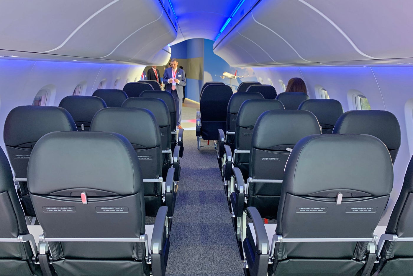 Touring Mitsubishi's SpaceJet M100, an Extra-Roomy 76-Seater
