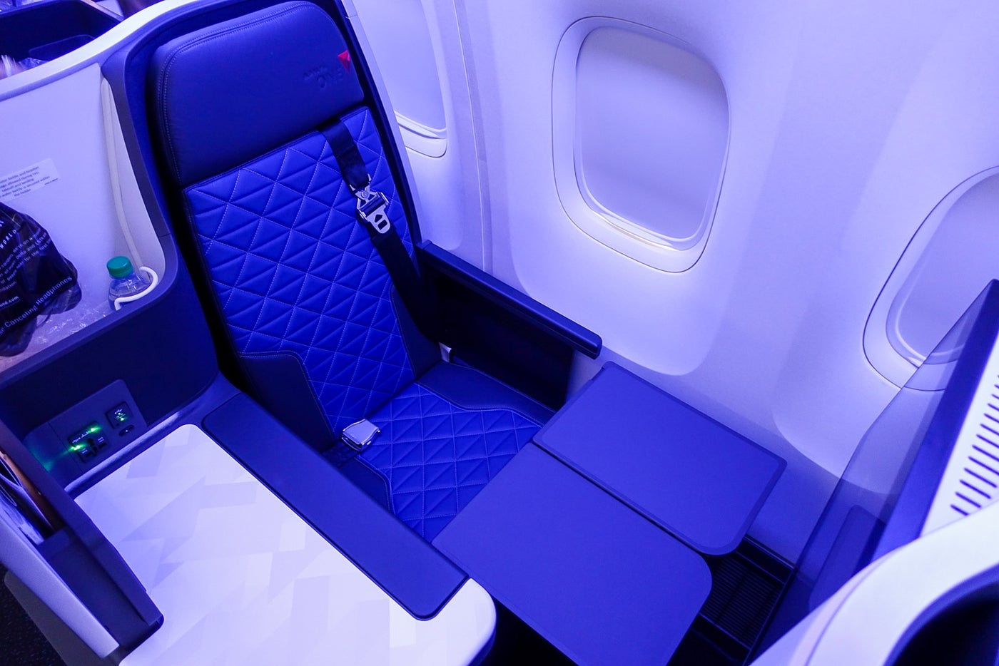 Aboard Delta's First Retrofitted 767-400ER With Brand-New Delta One Seats