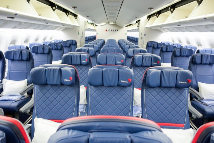 Aboard Delta's First Retrofitted 767-400ER With Brand-New Delta One Seats