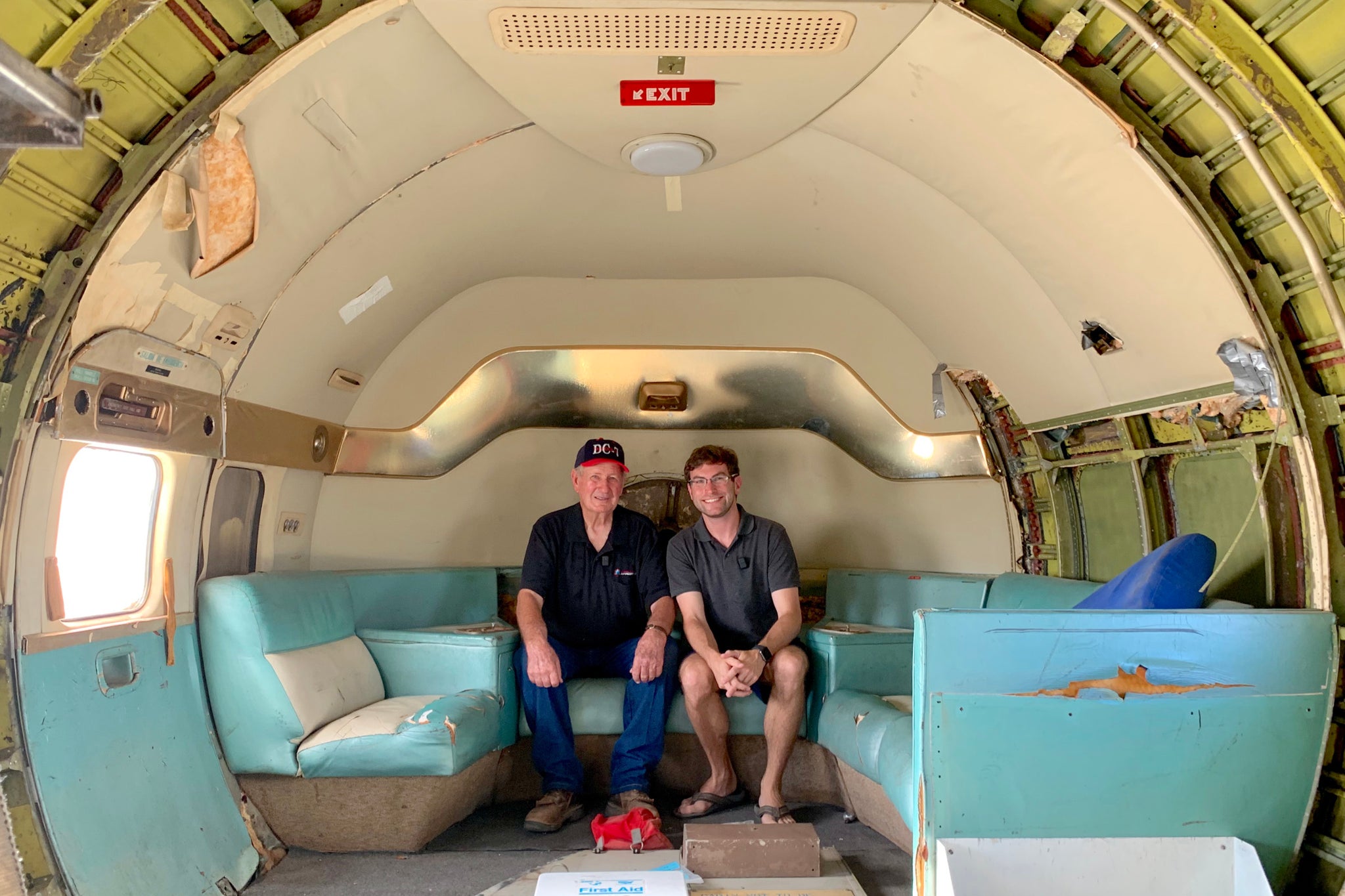 Picking up a Vintage Delta DC-7 in the 110-Degree Arizona Desert - The ...