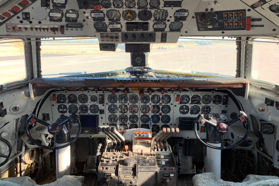 Picking up a Vintage Delta DC-7 in the 110-Degree Arizona Desert - The ...