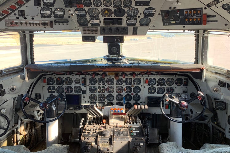 Picking up a Vintage Delta DC-7 in the 110-Degree Arizona Desert - The ...