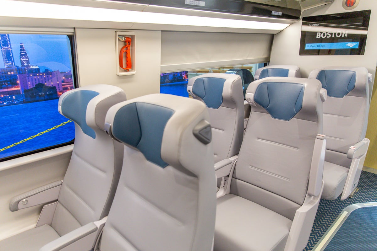 Amtrak Shows off the New Acela Interiors You'll See in 2021 - The ...
