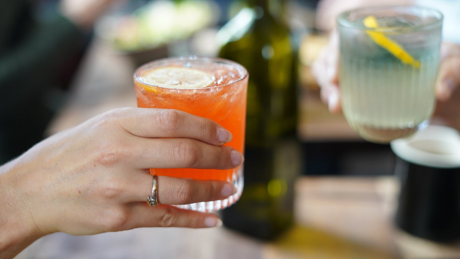 Looking forward to a drink mid-air? You'll have to wait a little longer ...