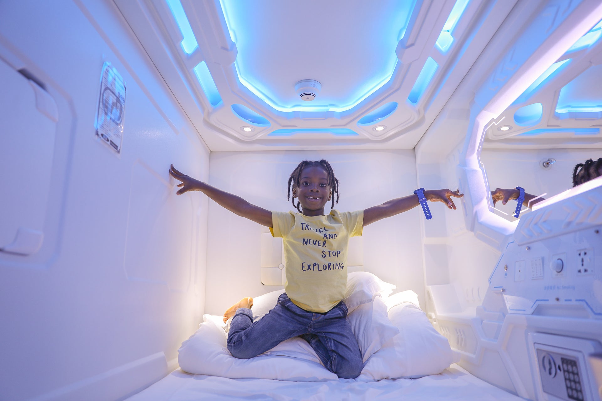 What It's Like to Stay in a Capsule Hostel With Kids - The Points Guy