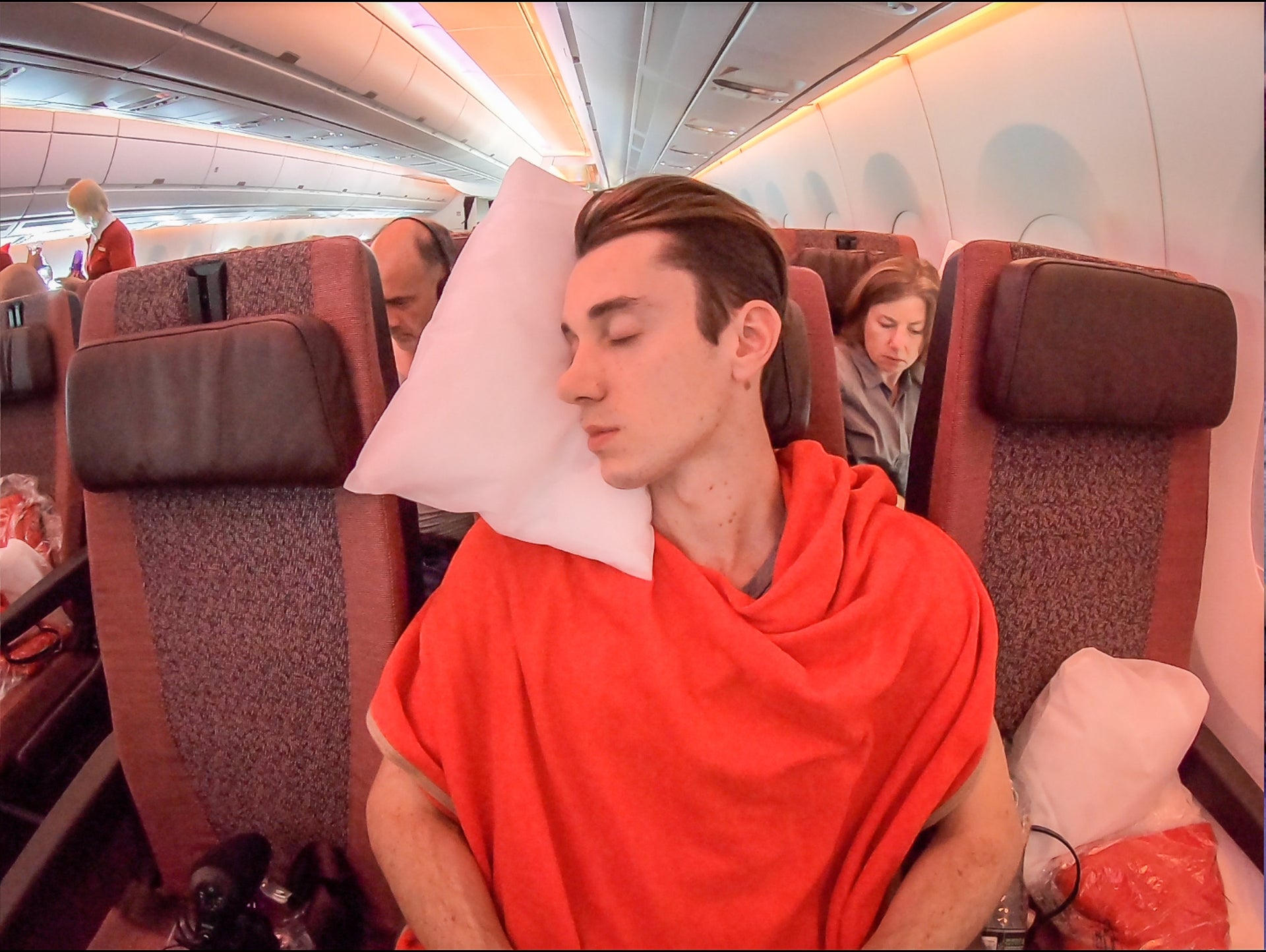 Review: Virgin Atlantic in an A350 in economy from London to New York ...