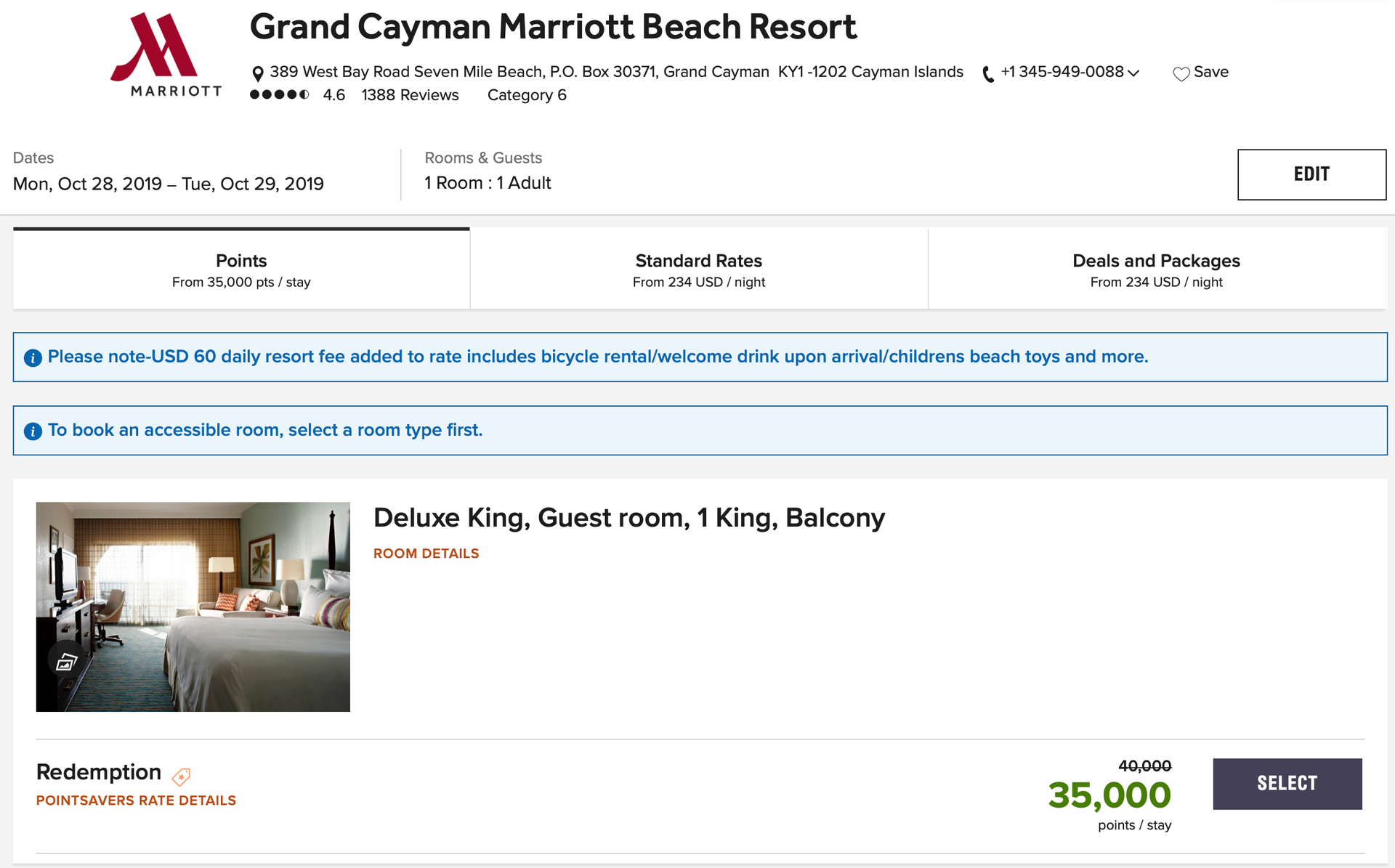 Score a Marriott category 6 hotel for only 35k points with PointSavers ...