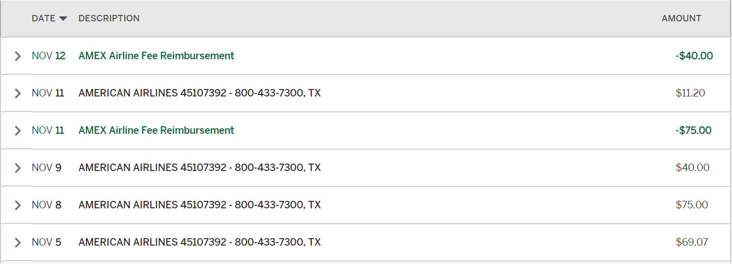Which American Airlines expenses trigger the American Express airline ...