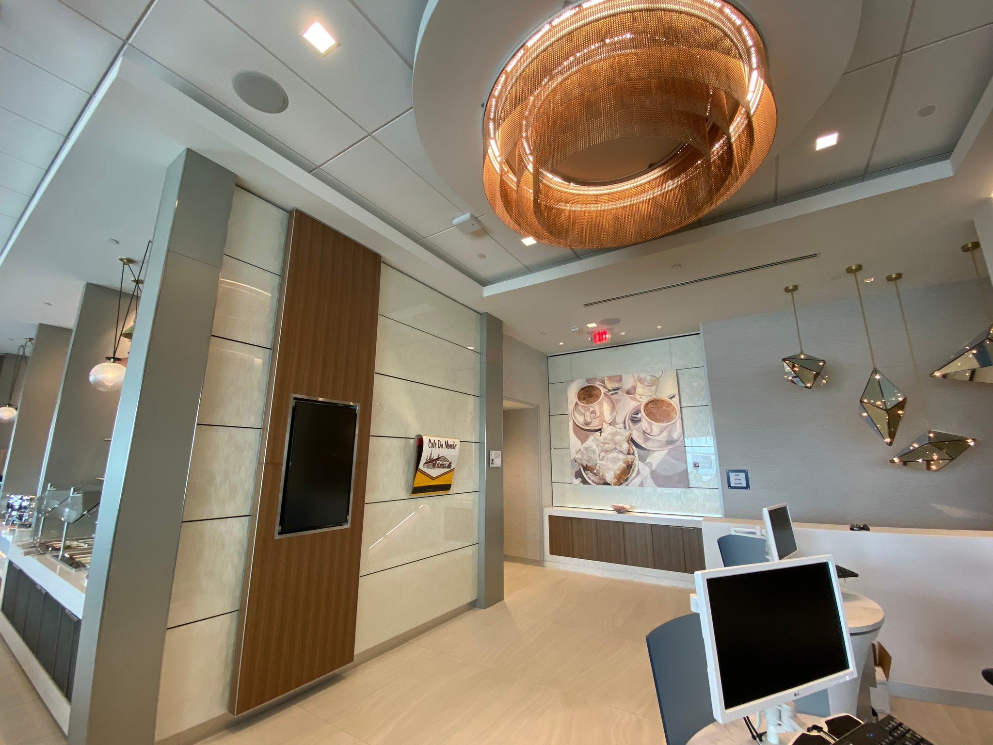 Sneak peek: Delta's stunning new Sky Club at New Orleans' new airport ...