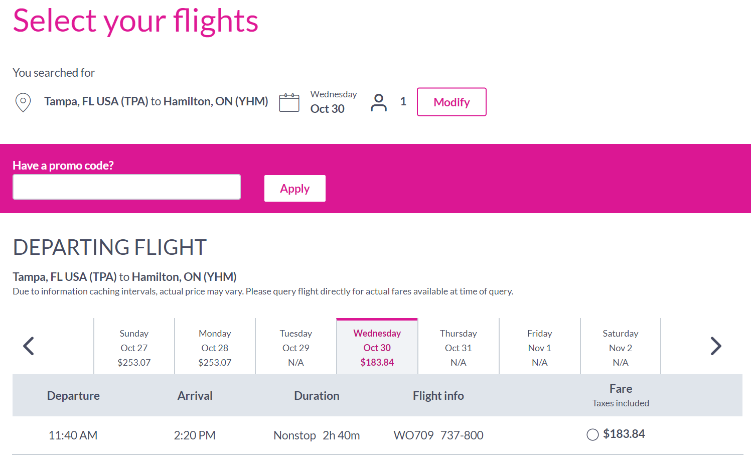 Review: Swoop 737-800 in economy from Tampa to Toronto - The Points Guy