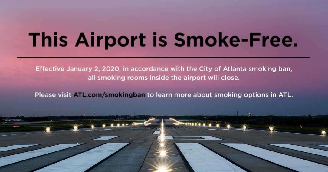 Atlanta International Airport stubbing out its smoking lounges - The ...