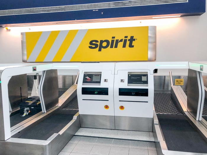 Spirit introduces self-service bag check at New York LaGuardia