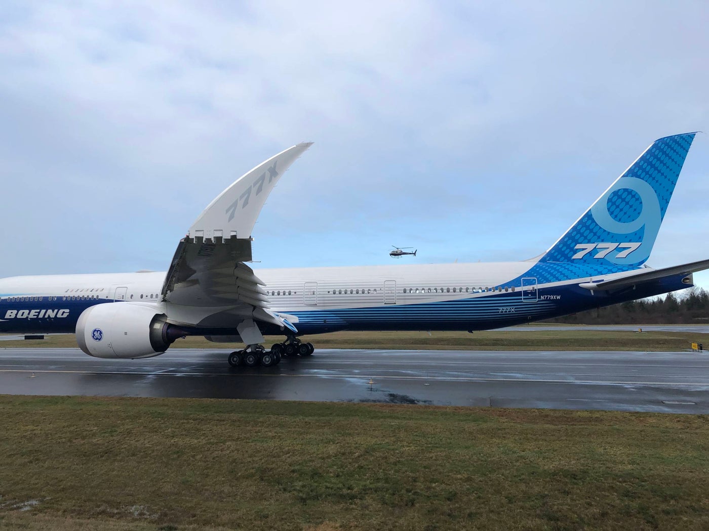 Boeing's 777X has completed its maiden flight