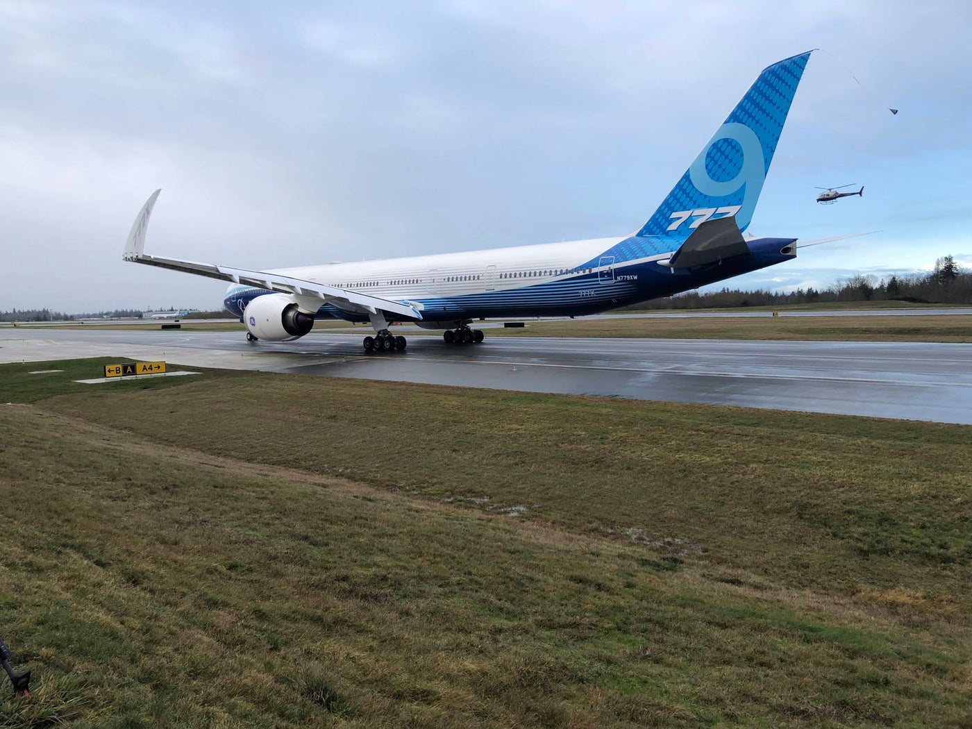 Boeing's 777X has completed its maiden flight
