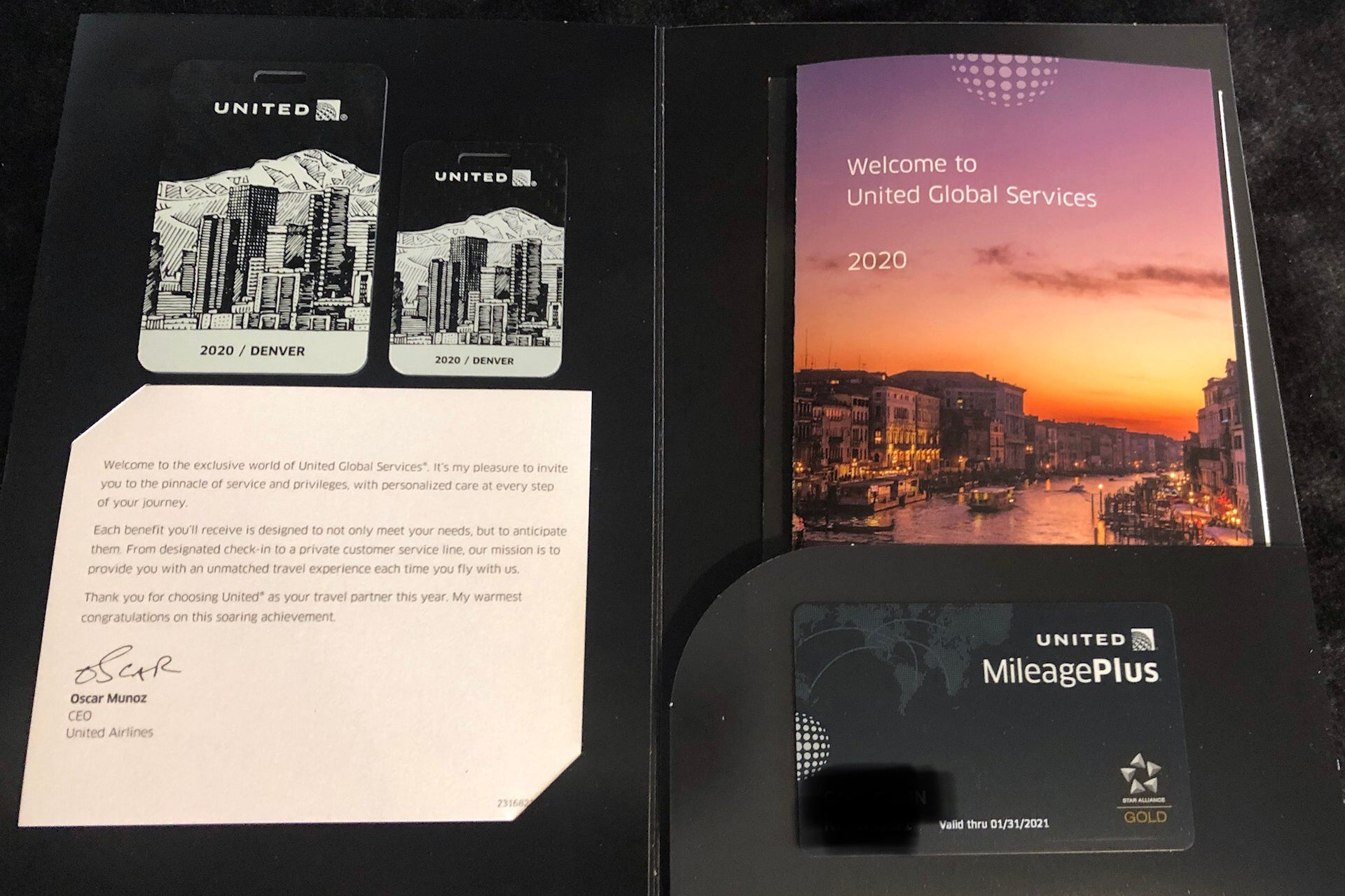 Here's the welcome gift United is sending Global Services members in ...