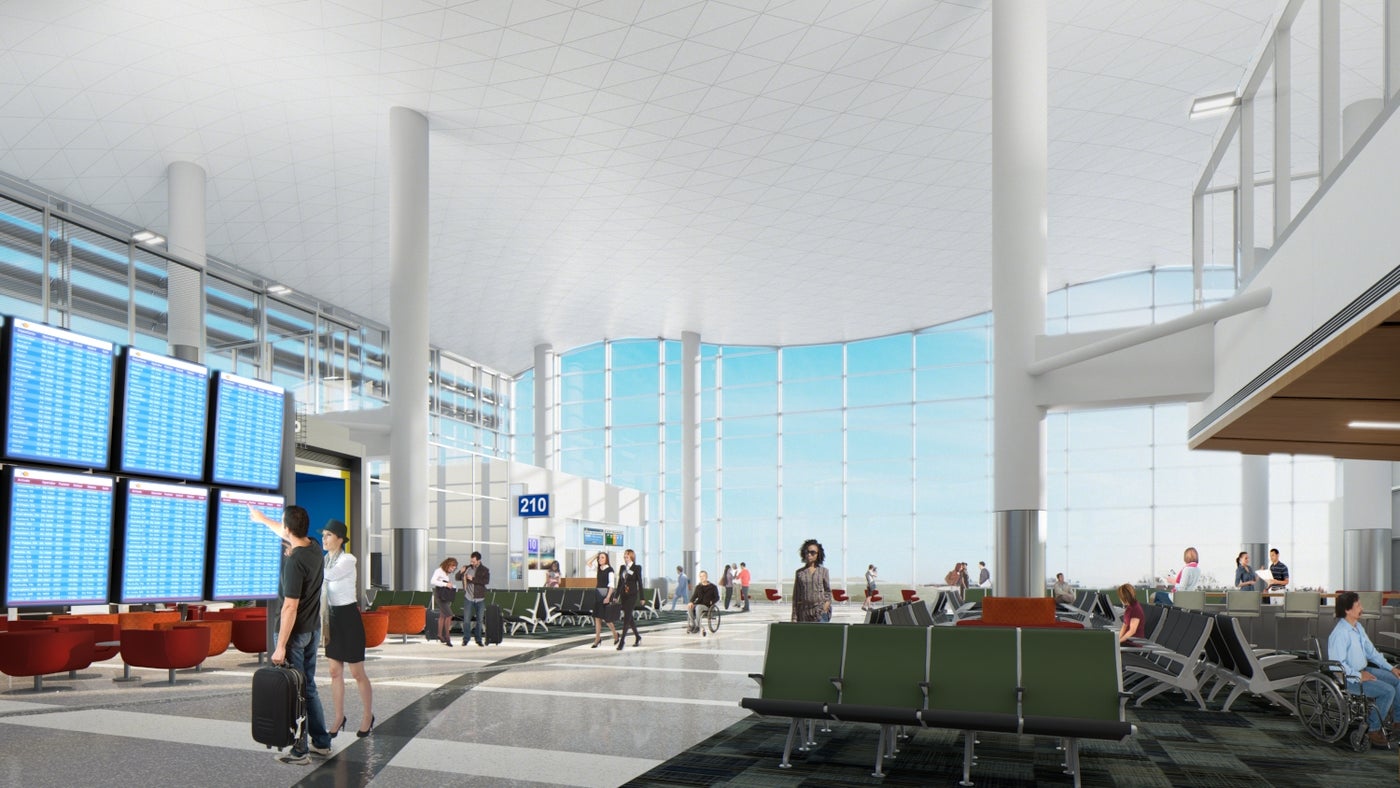 What the new Midfield Concourse at LAX will look like