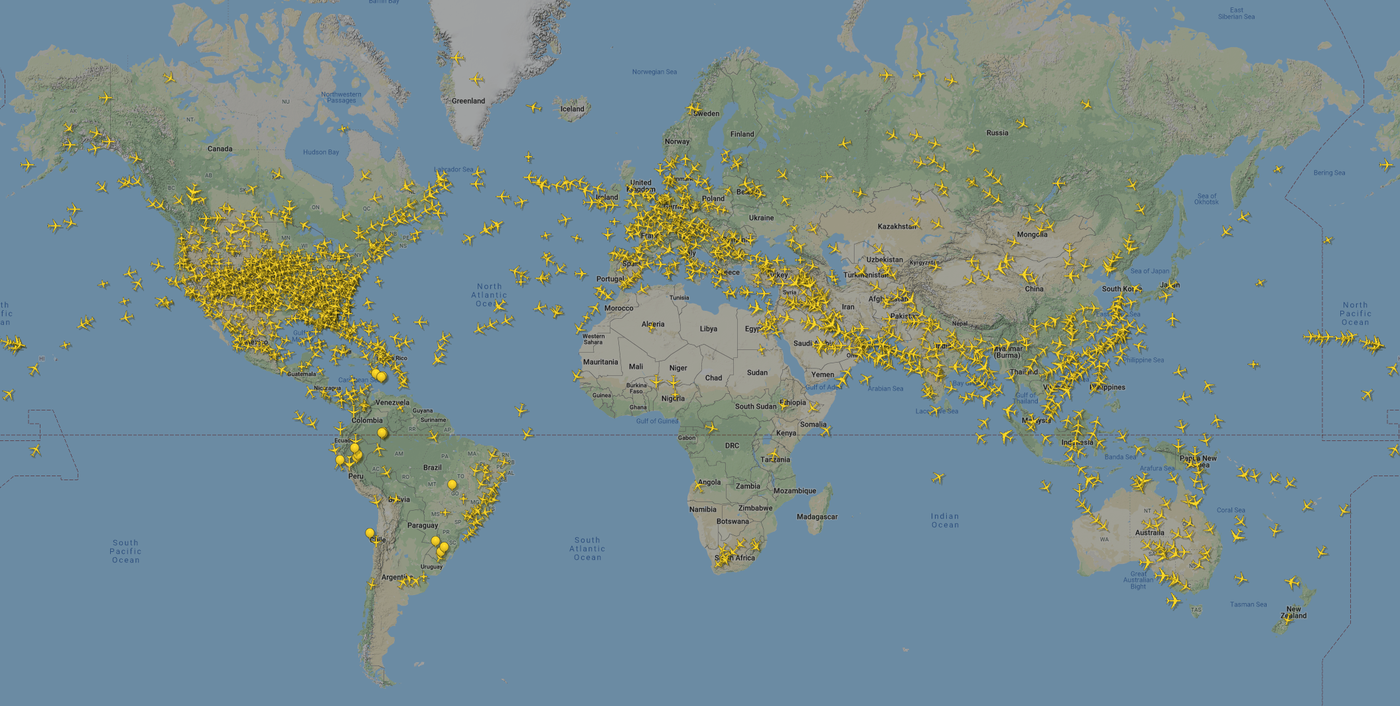 Why trans-ocean flights in the Southern Hemisphere are rare