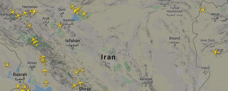 Airlines are steering clear of Iranian airspace — except these - The ...