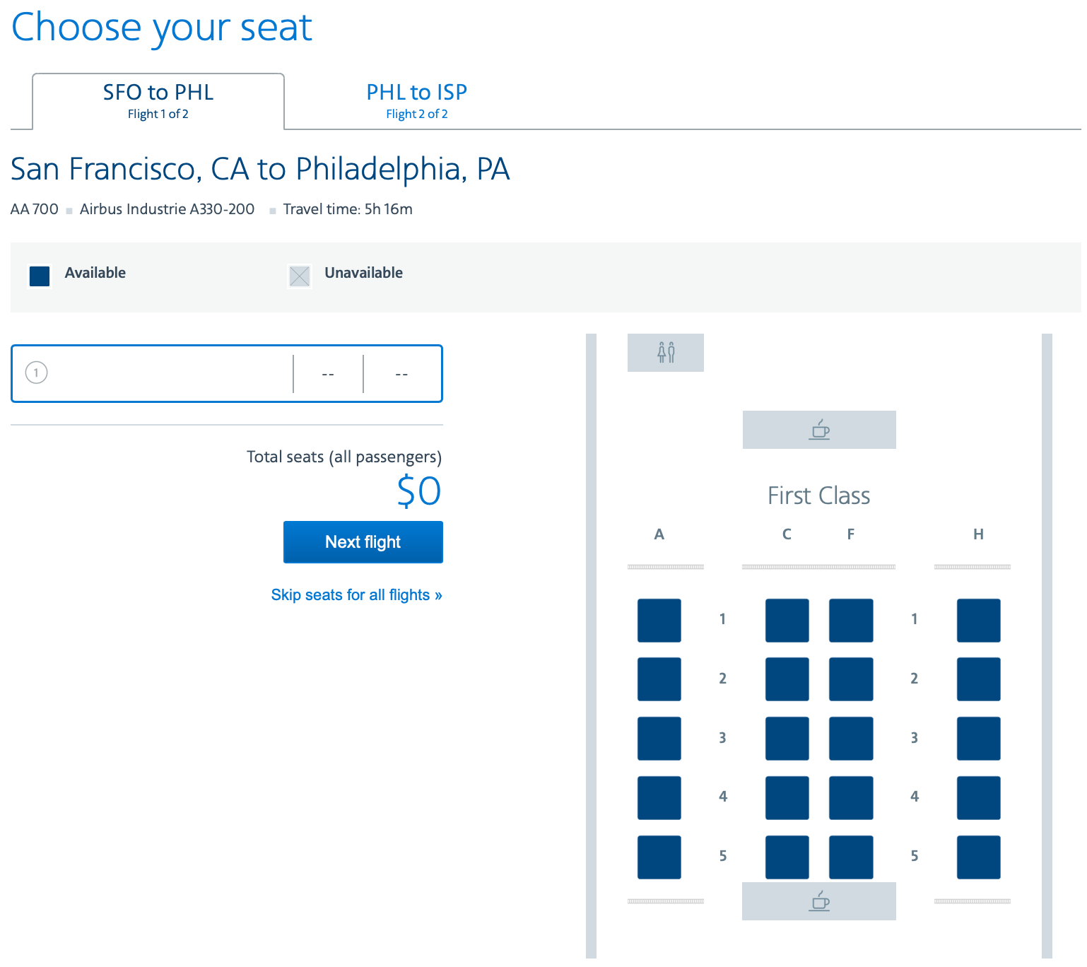 Terrific deal alert: Cross-country first class flights for just 15k ...