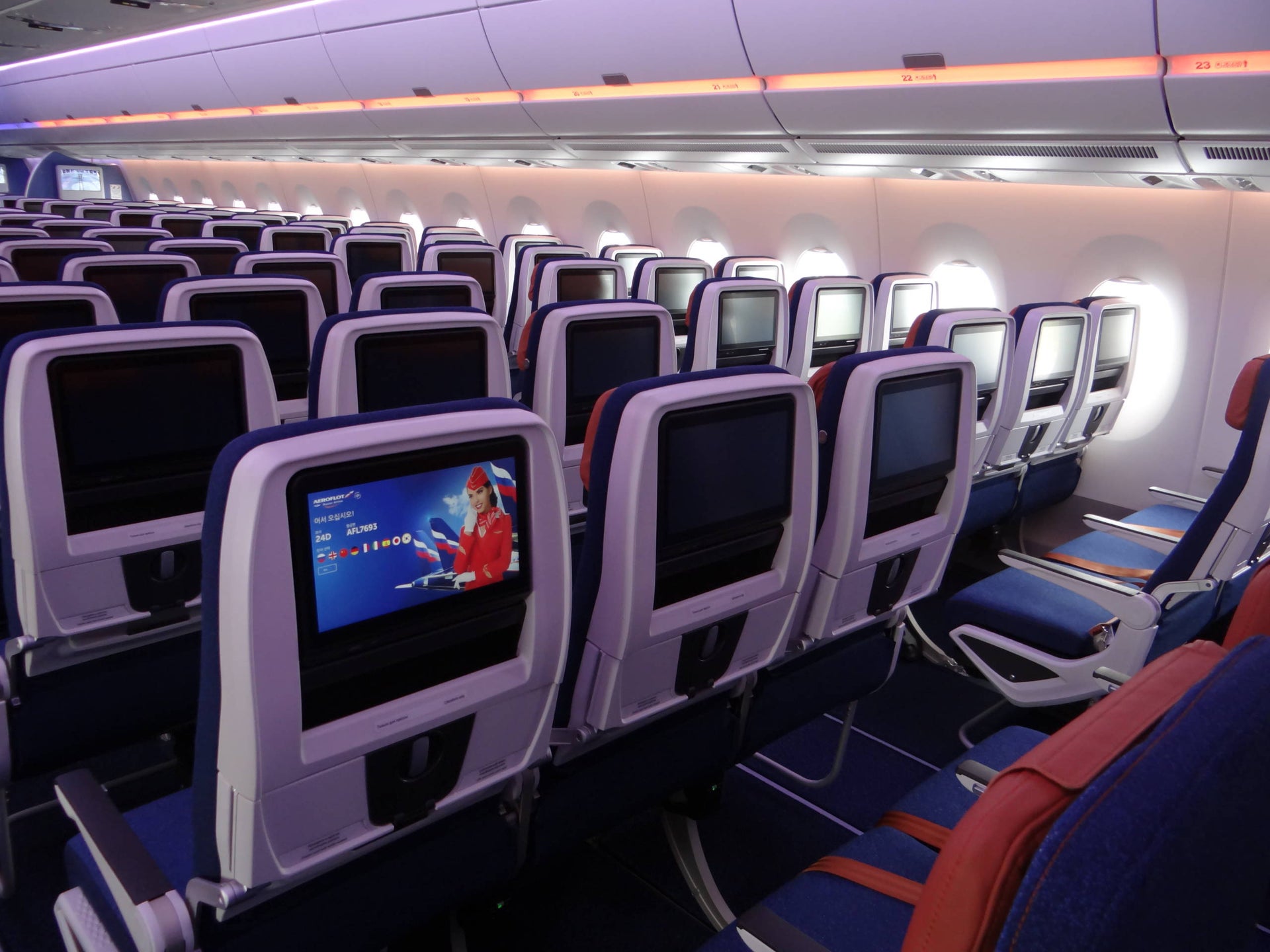 Inside the first Aeroflot Airbus A350 with biz-class suites - The ...